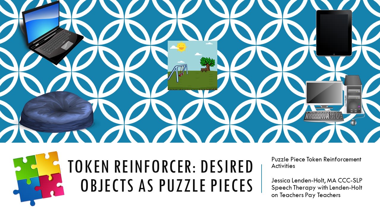 Token Reward System/Visual Support: Desired Items As Puzz...