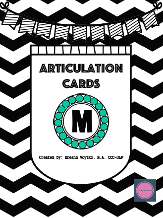 /m/ Articulation Cards | Ambiki